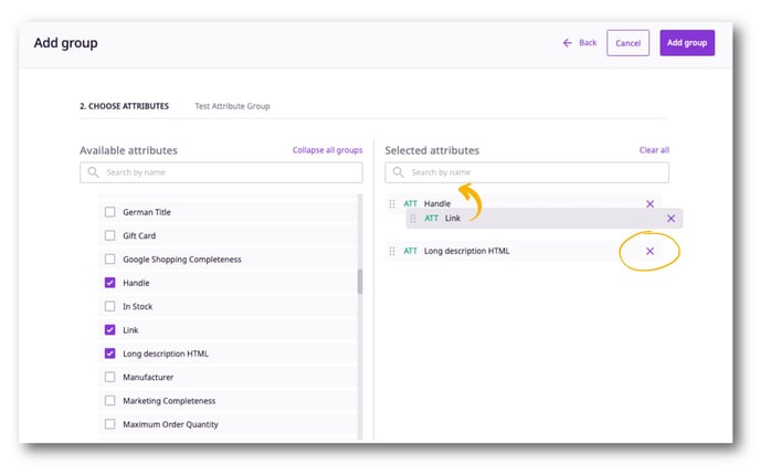 Creating and Managing Product Attribute Groups